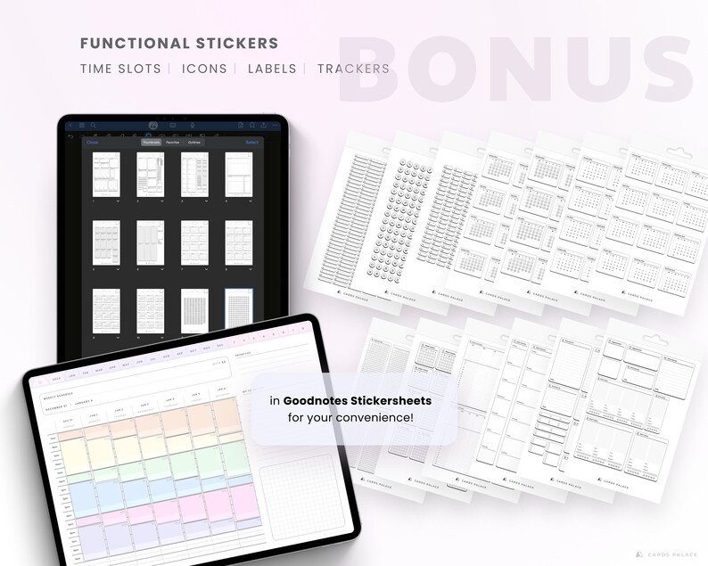 2024 Digital Planner Landscape, 2024 Digital Dated Daily Planner ...