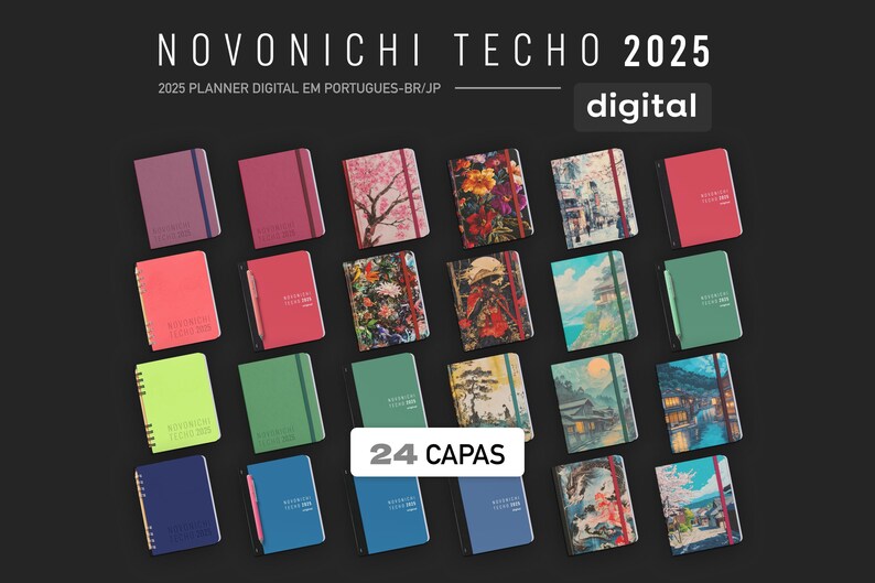 2025 Portuguese Hobonichi Digital Planner for Goodnotes PT-BR Daily ...