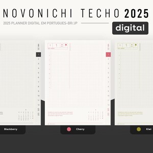 2025 Portuguese Hobonichi Digital Planner for Goodnotes PT-BR Daily ...
