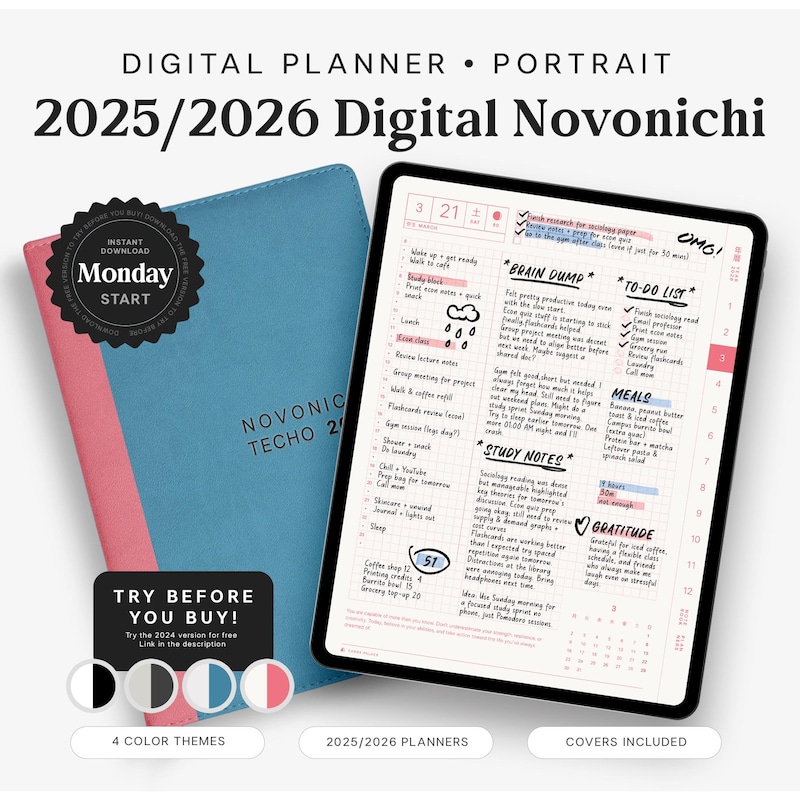 Hobonichi Weeks 2025 Digital - Etsy
