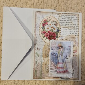 Vintage Floral Card Set - Etsy