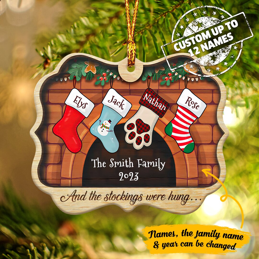 And the Stockings Were Hung Christmas Stockings Hanging Family ...