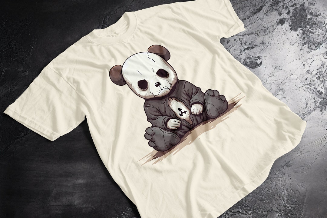Skull Teddy Bear Creepy Shirt Alt Clothing - Etsy