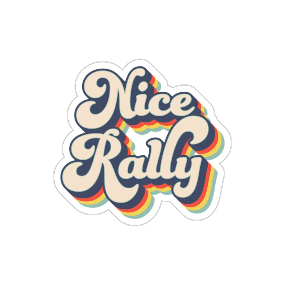 Nice Rally Sticker, Tennis Sticker for Laptop, Water Bottle Sticker ...