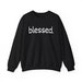 Blessed Sweatshirt, Christian Sweatshirt, Minimalist Christian Shirt ...