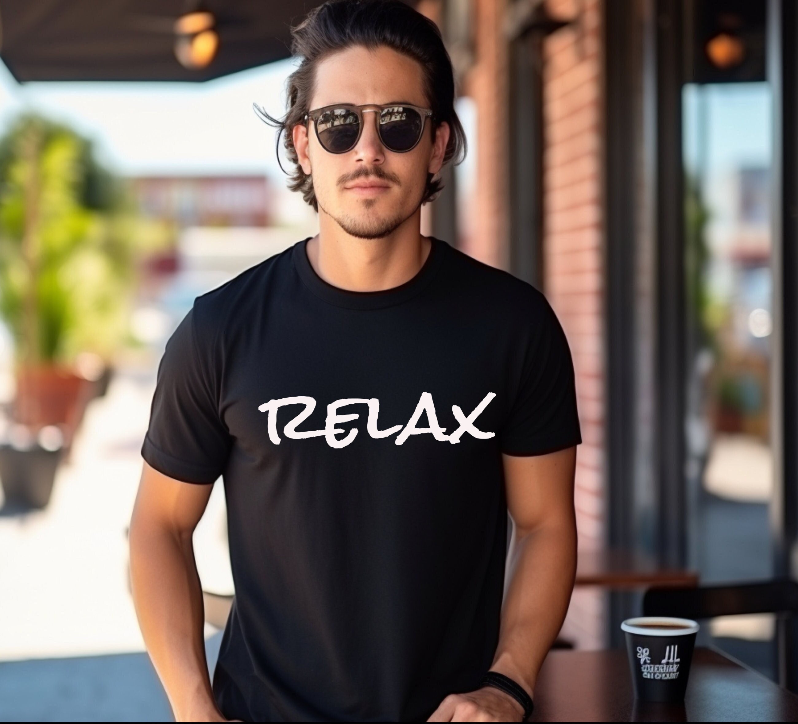 Relax Graphic Tee, Meditation Tee, Unisex T-shirt - Etsy