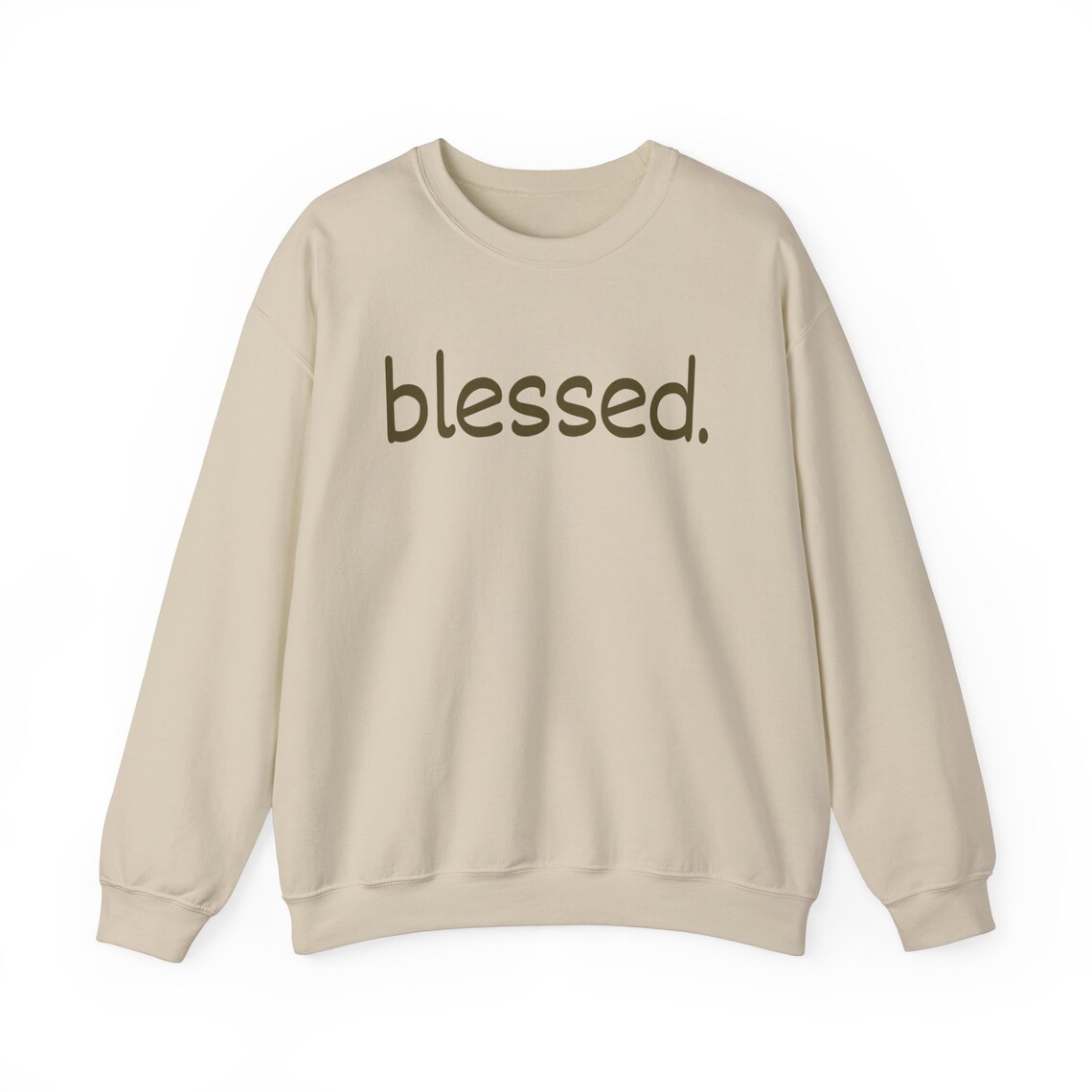 Blessed Sweatshirt, Christian Sweatshirt, Minimalist Christian Shirt ...