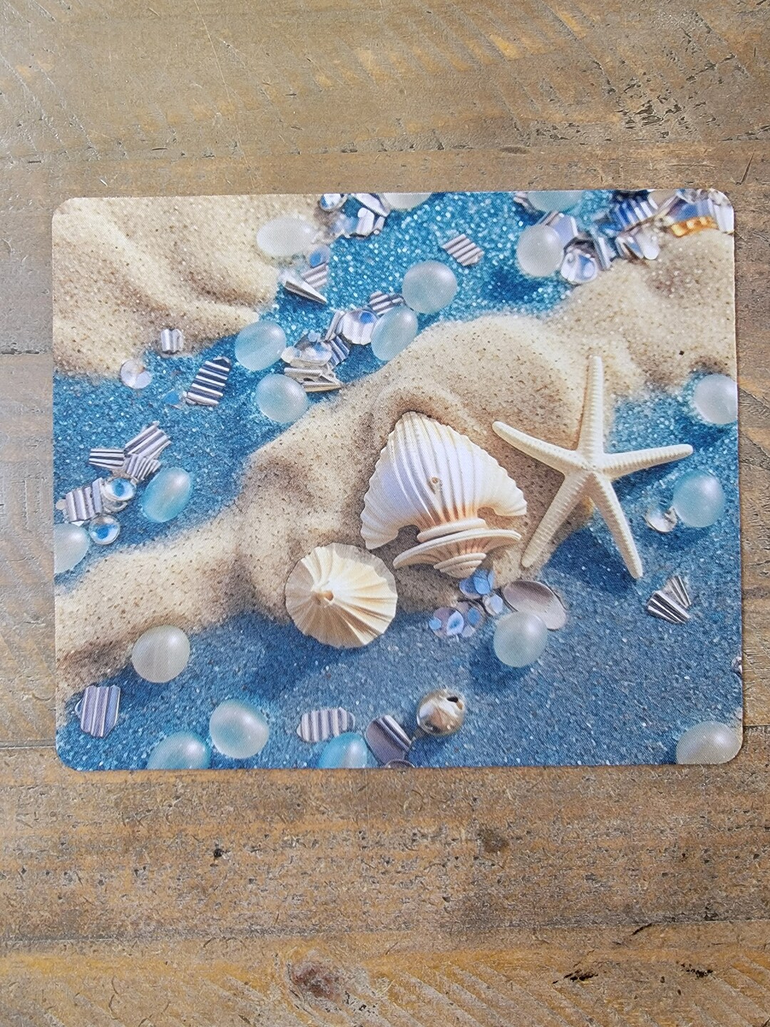 Rectangular Rubber Bottom Mouse Pad Sea Shells - Etsy