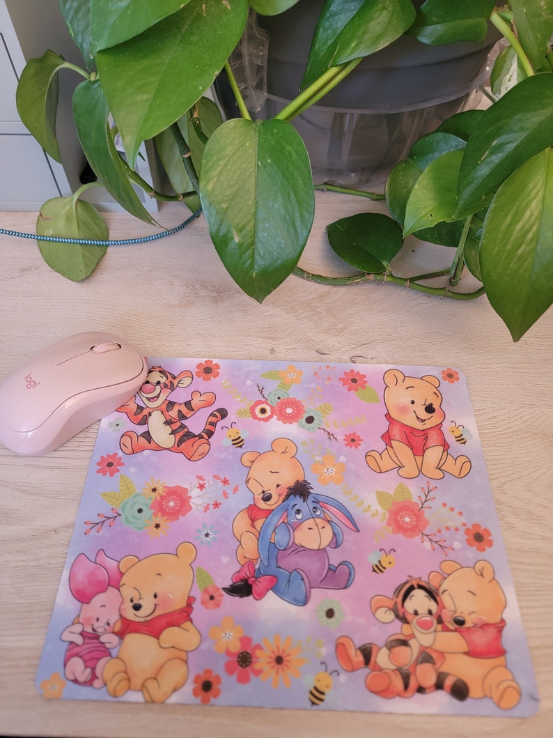 Rectangular Rubber Bottom Mouse Pad Winnie the Pooh - Etsy