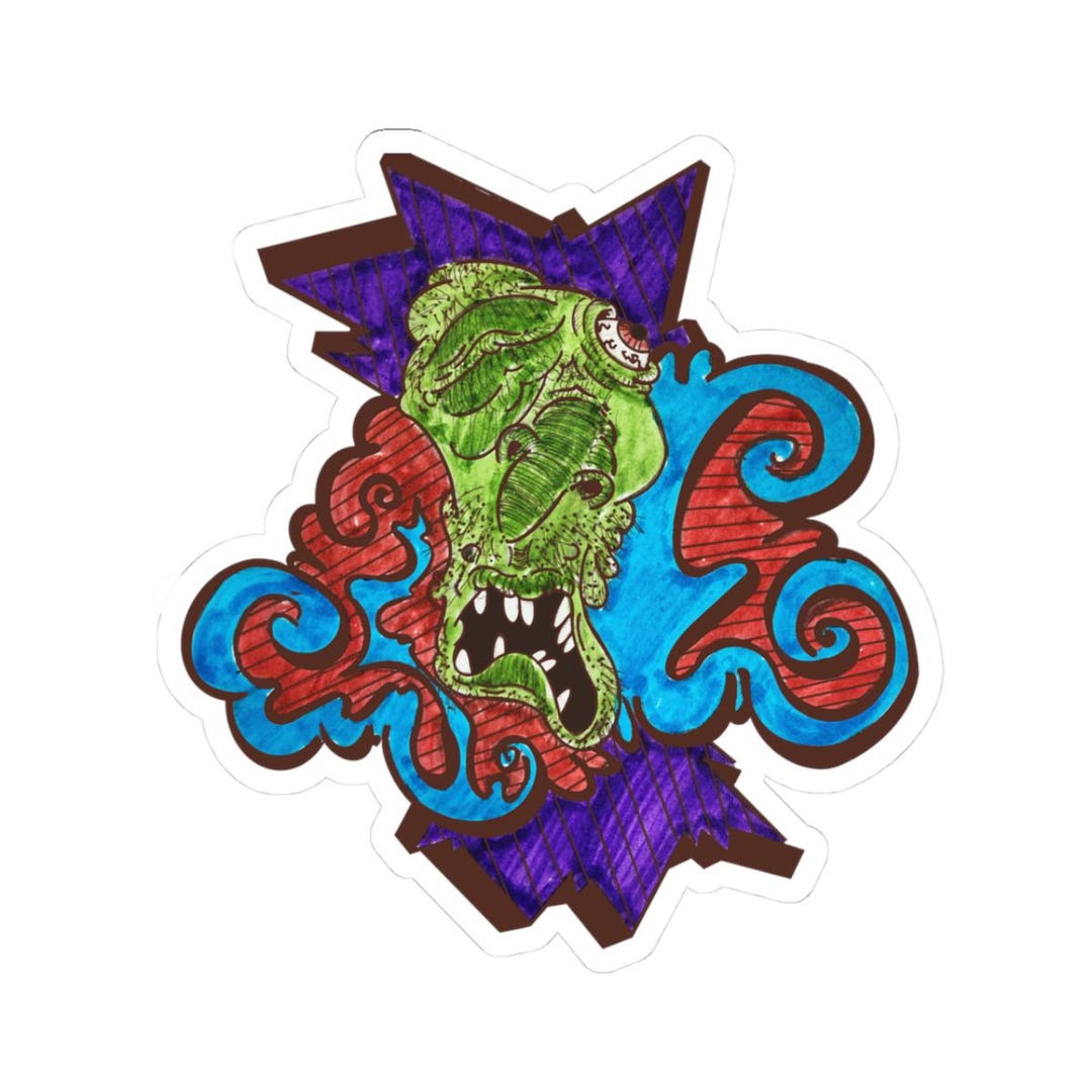 Dysphoria: Abstract Colorful Psychedelic Creative Stickers - Etsy