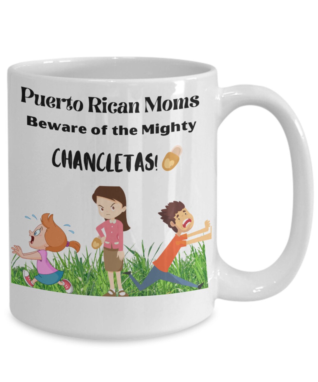 Puerto Rican Moms' Chancletas Coffee Mug Hilarious Mothers Day Gift ...