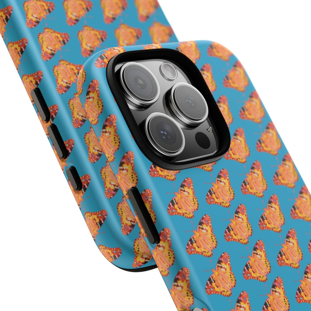 Colorful Monarch Butterfly Phone Case – Impact Resistant, Fashionable ...