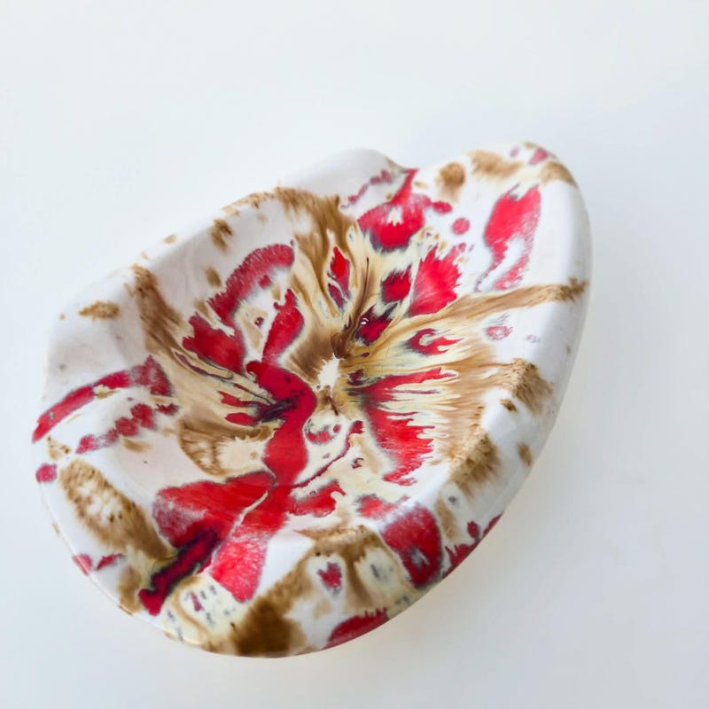 Drip Glaze Mcm Ashtray - Etsy