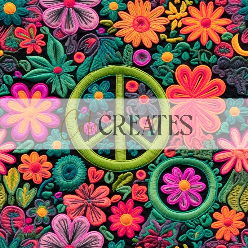 Knit Peace Sign - Etsy