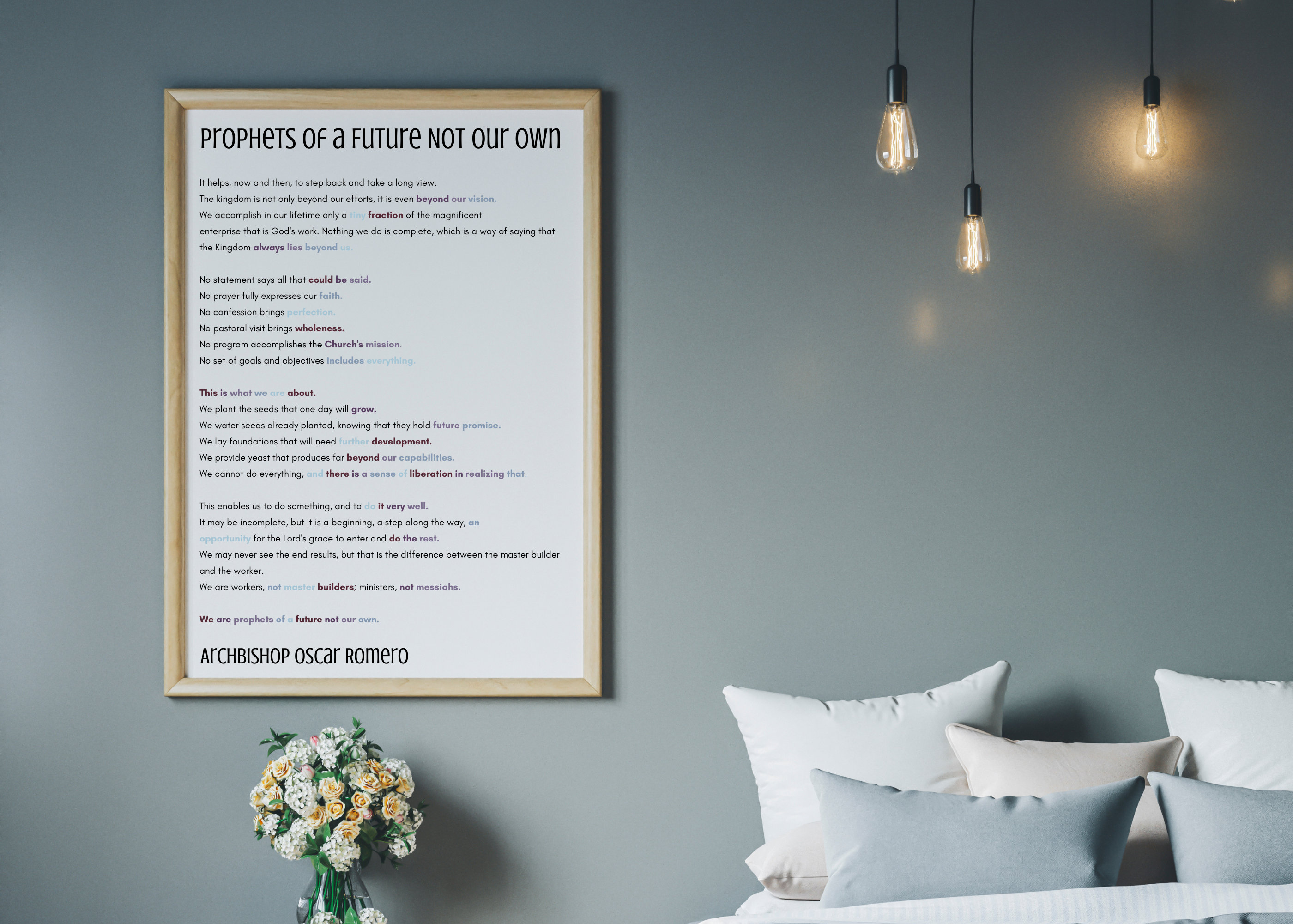 Prophets of a Future Not Our Own - DIGITAL PRINT - Printable Catholic ...