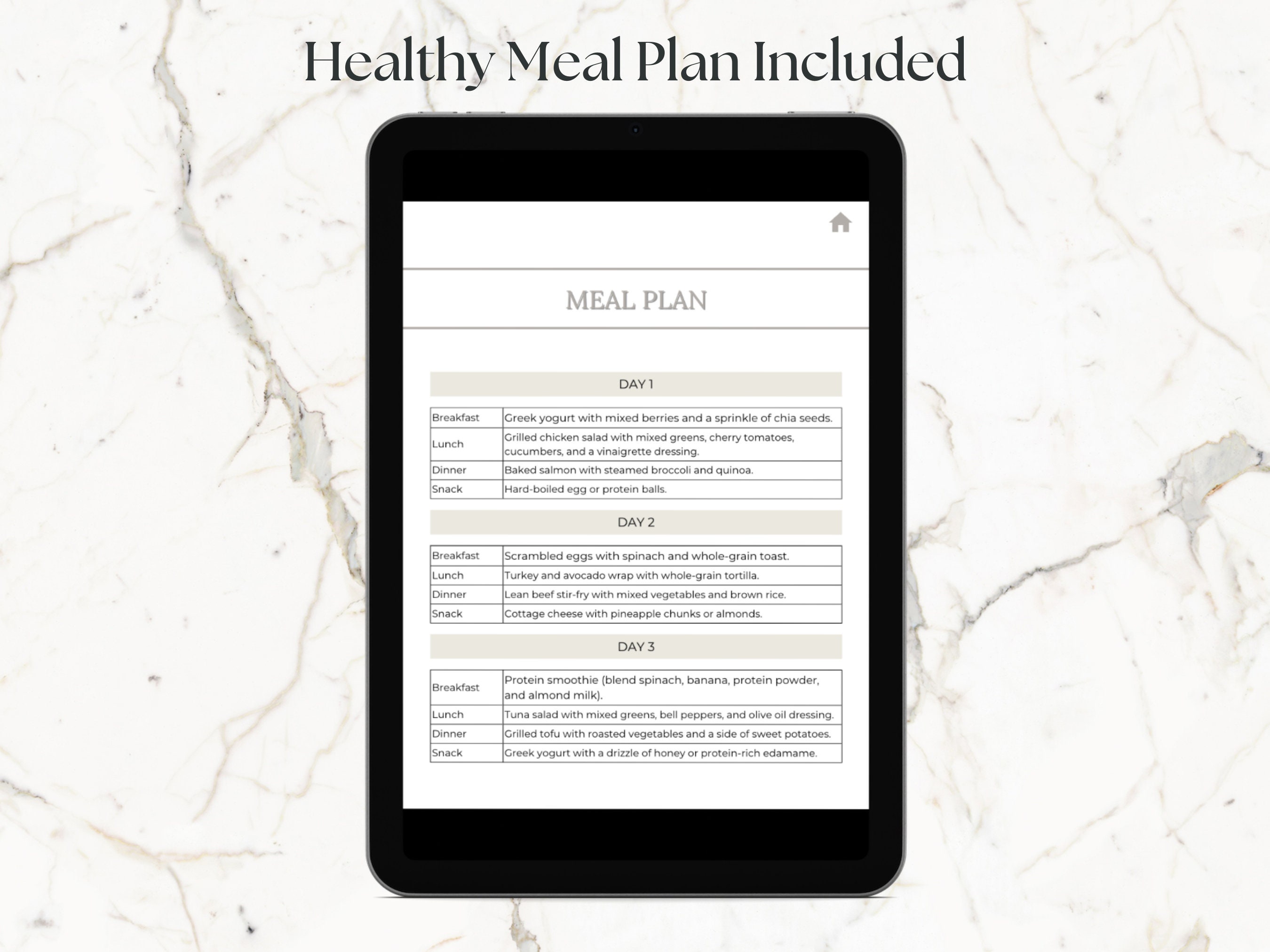Meal Planner, Meal Prep, Digital Planner, Weight Loss, Food Log, Meal ...