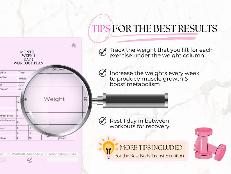 Fitness Planner, Wellness Journal, Workout Planner, Weight Loss Tracker ...