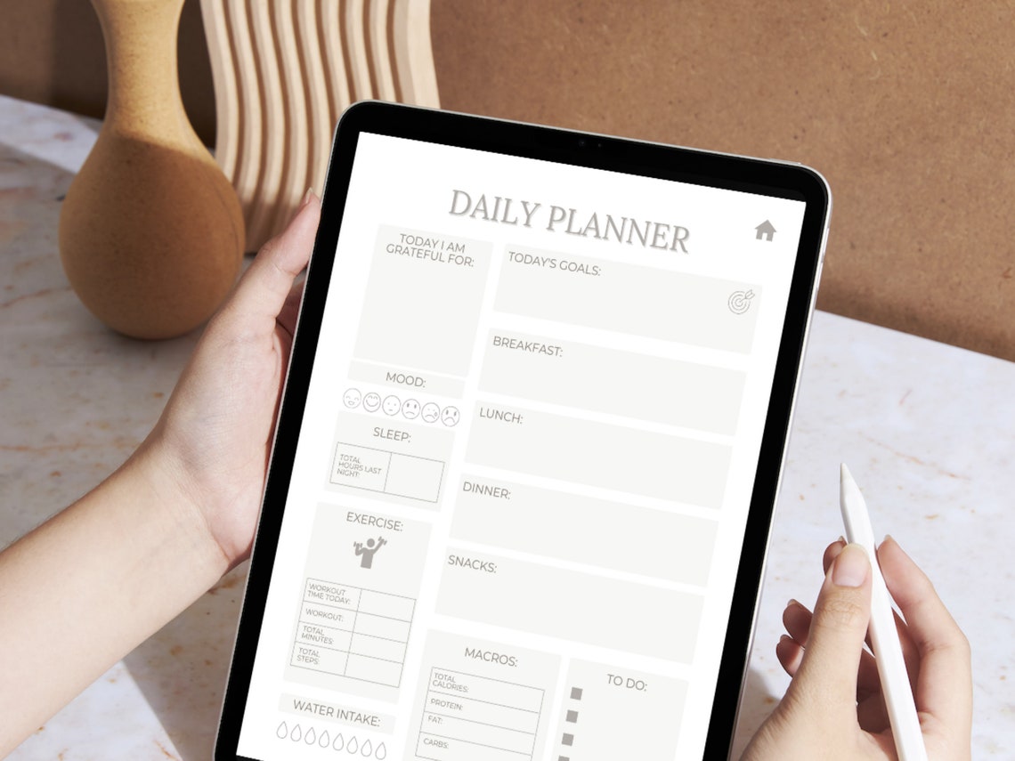 Meal Planner, Meal Prep, Digital Planner, Weight Loss, Food Log, Meal ...
