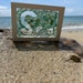 SEA Glass Mosaic Wall Hanging L Seaglass Art L Tropical Seaglass Gift ...