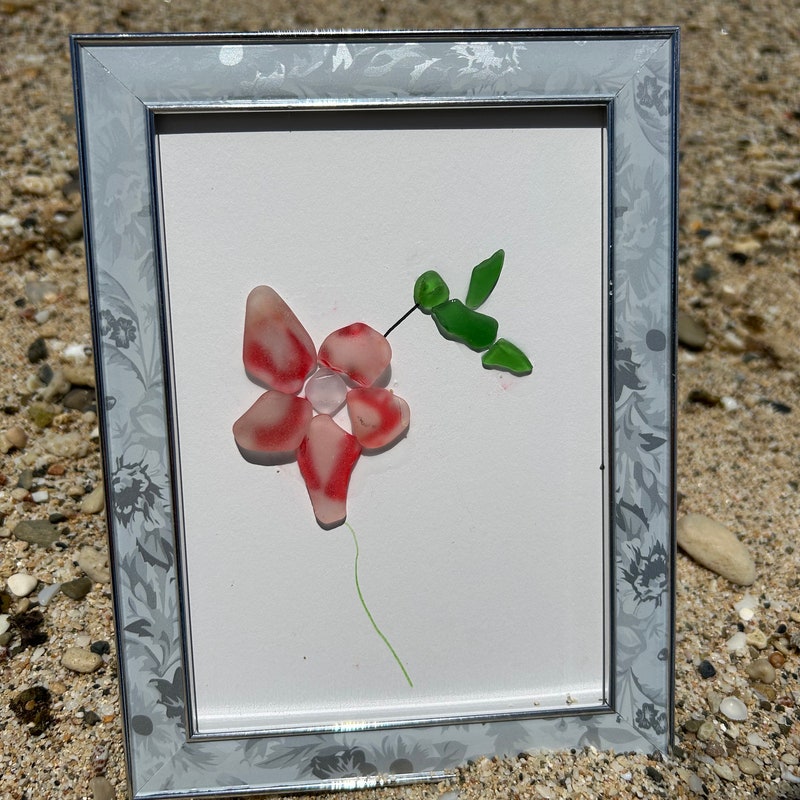 Seaglass Hummingbird - Etsy