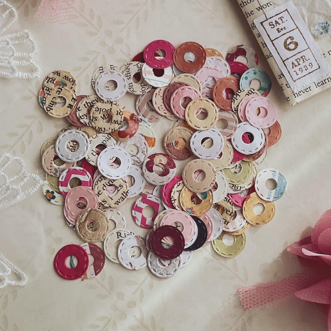 100+ Die Cuts Punch Hole Reinforcements Die Cuts- Die Cuts for Journal ...
