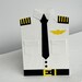 Handmade Pilot Uniform Card for Aviation Enthusiasts, Unique Pilot ...