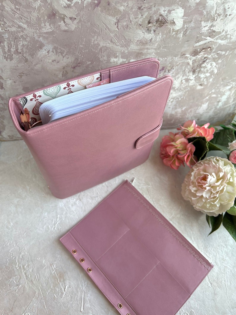Handmade Personalized A5 Planner in Italian Faux Leather With Ring ...