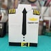 Personalized Handmade Pilot Uniform Card for Aviation Enthusiasts ...