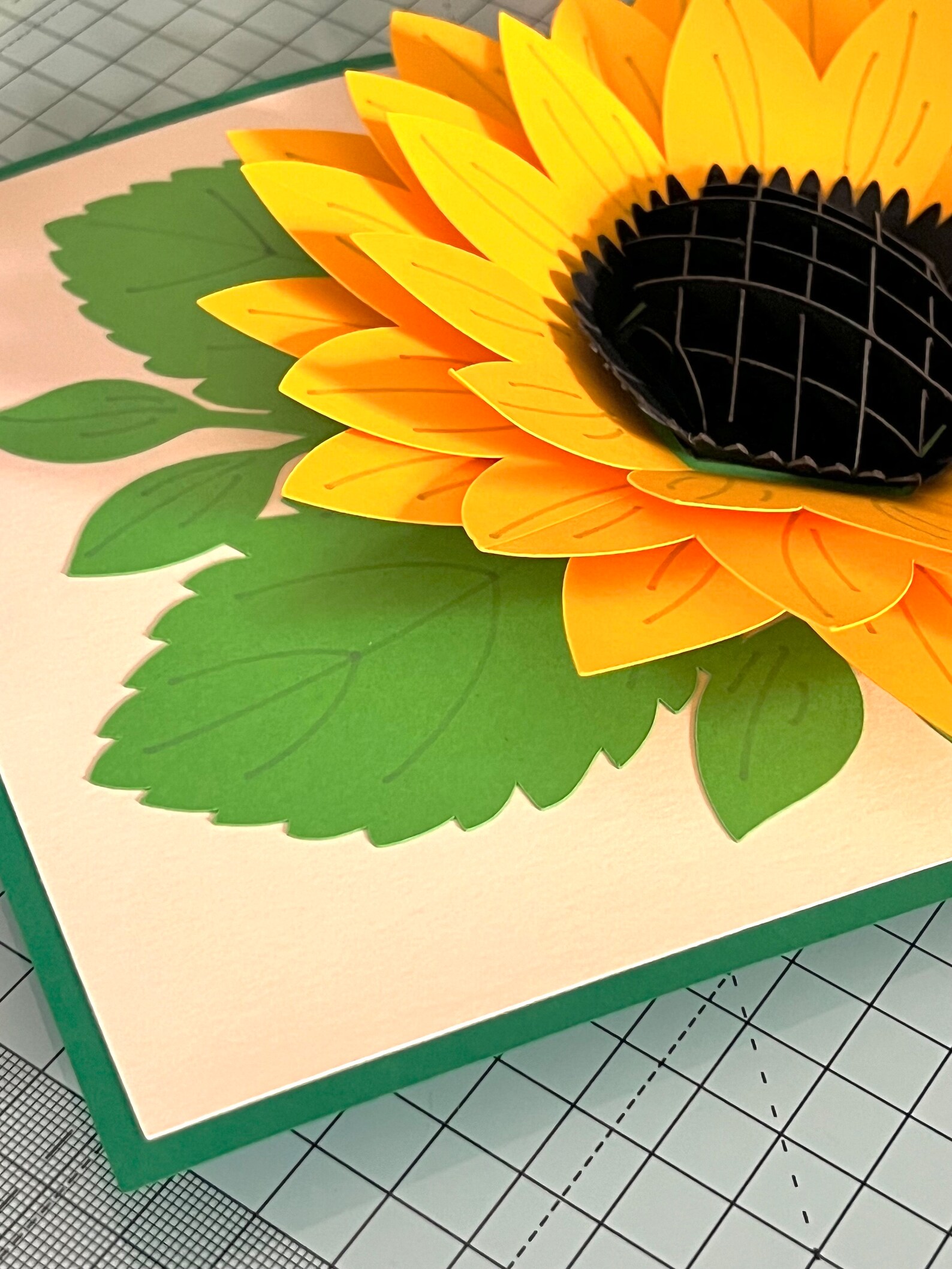 Sunflower Pop-up Card, Mother’s Day Card, 3D Card for Birthday - Etsy