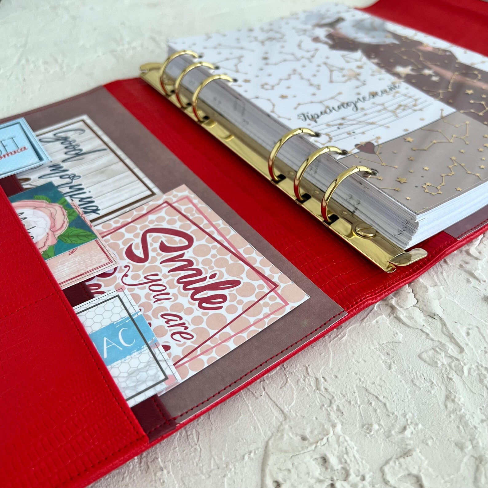 Elegant A5 Clutch Planner With Ring Binder - Etsy