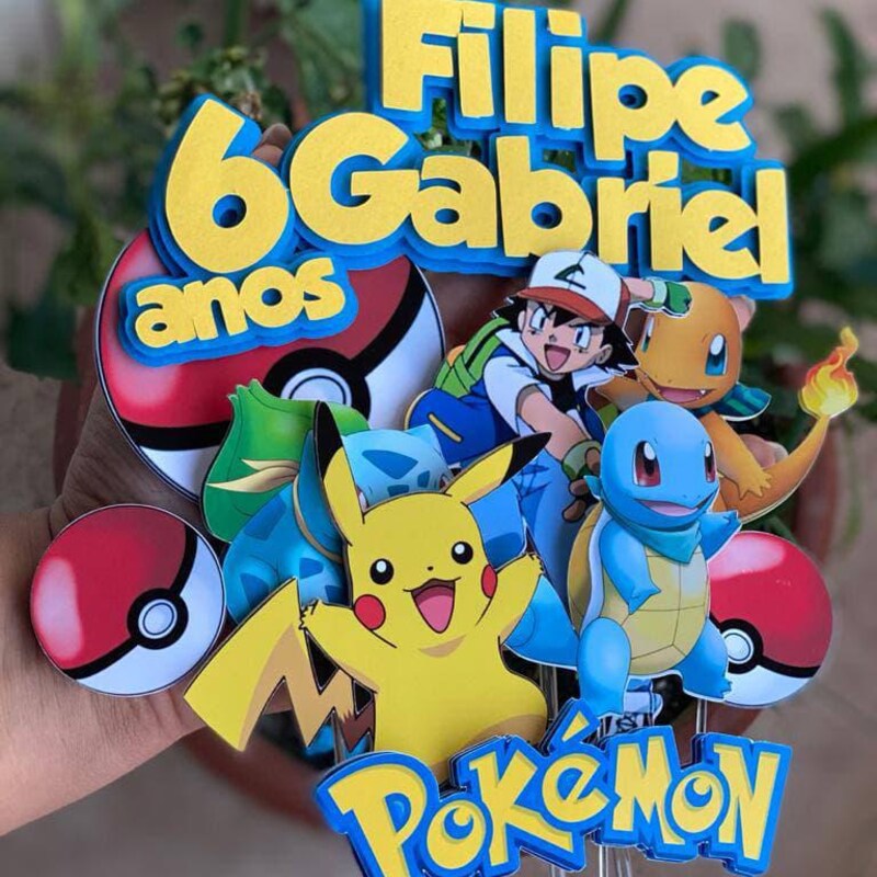 Pikachu Cake Topper - Etsy