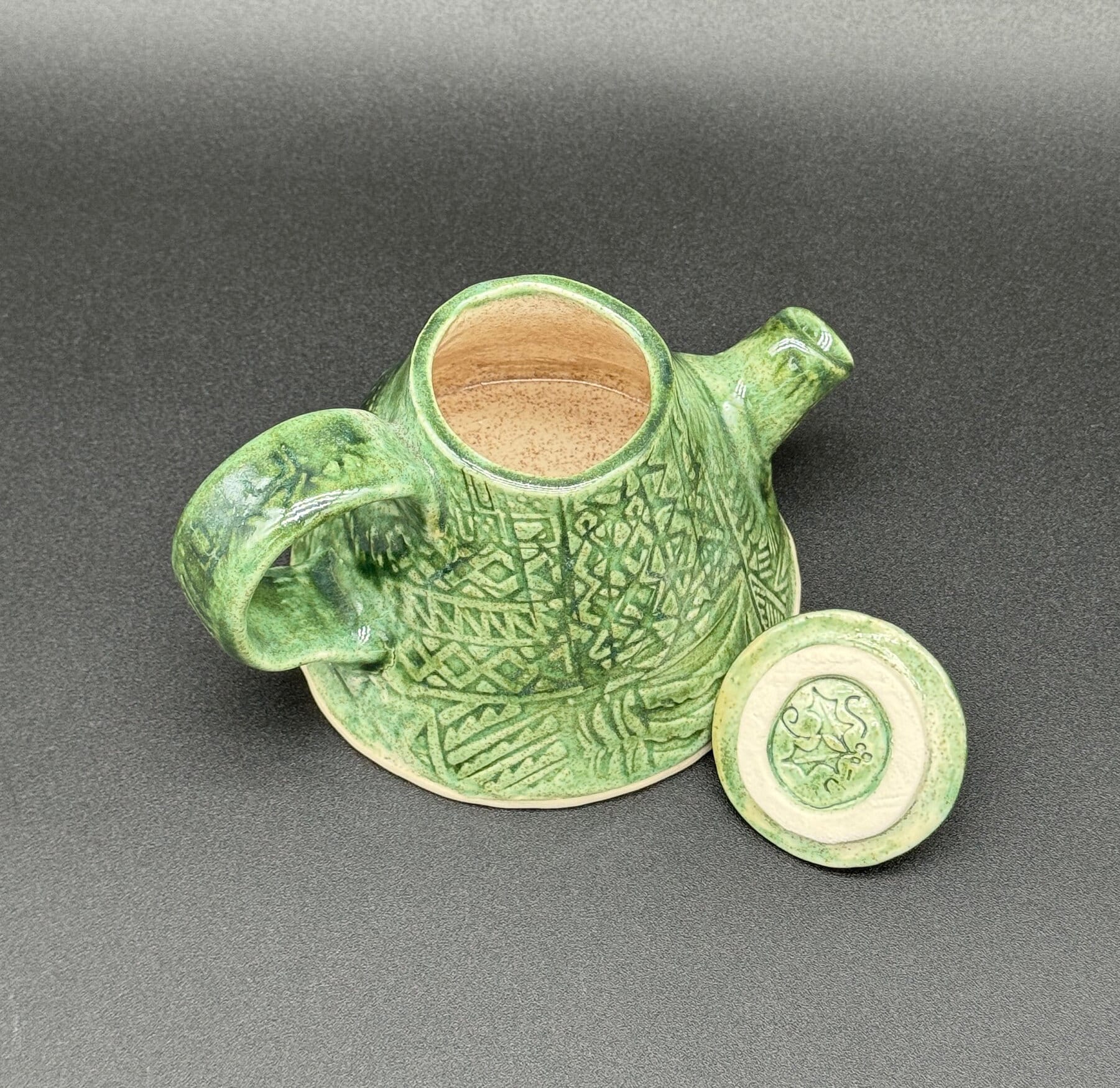 Teapot Slab Built Hand Made Pottery Ceramic - Etsy