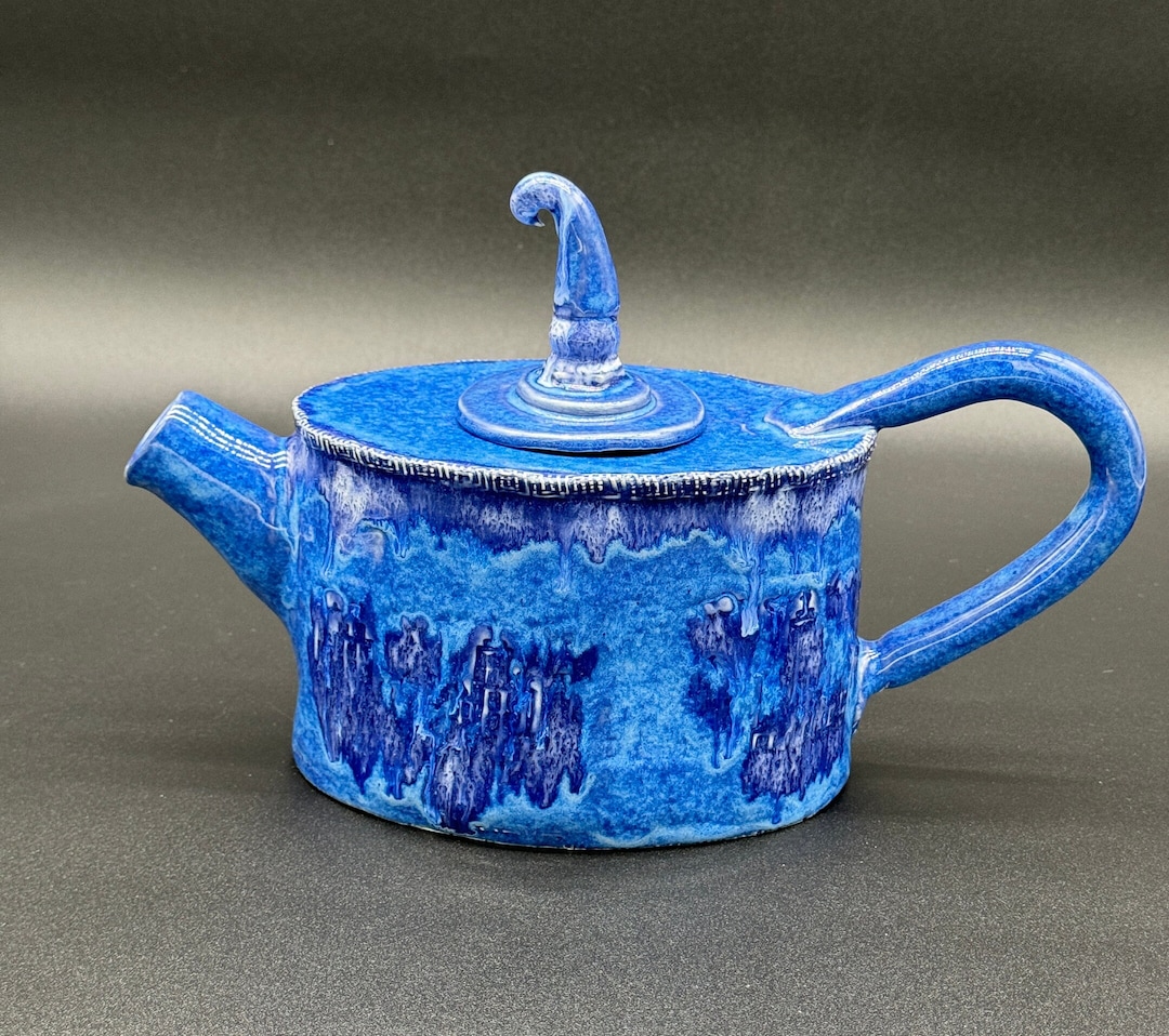 Teapot Slab Built Hand Made Pottery Ceramic - Etsy