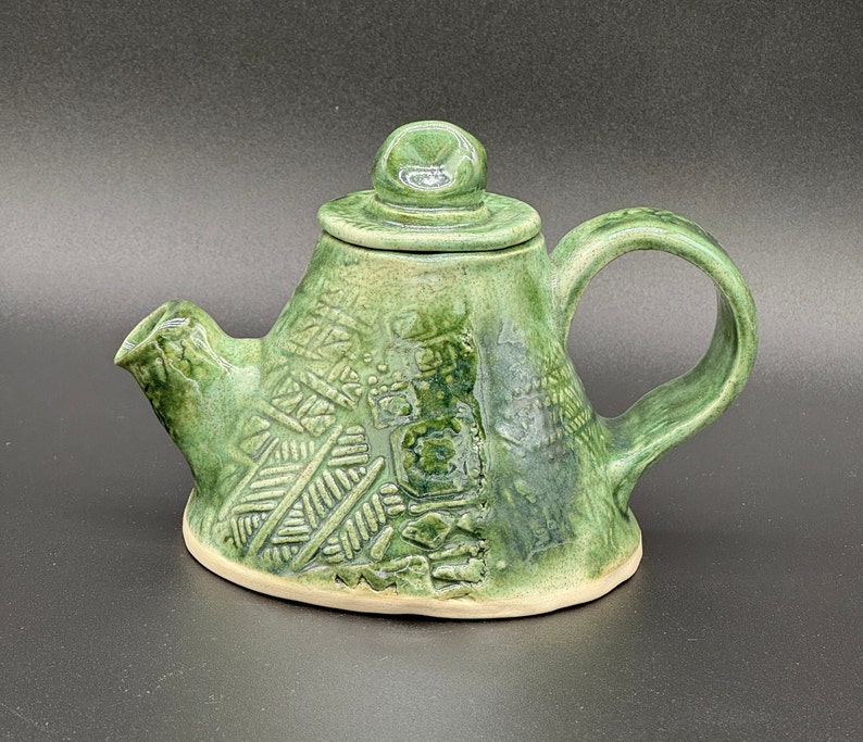 Teapot Slab Built Hand Made Pottery Ceramic - Etsy