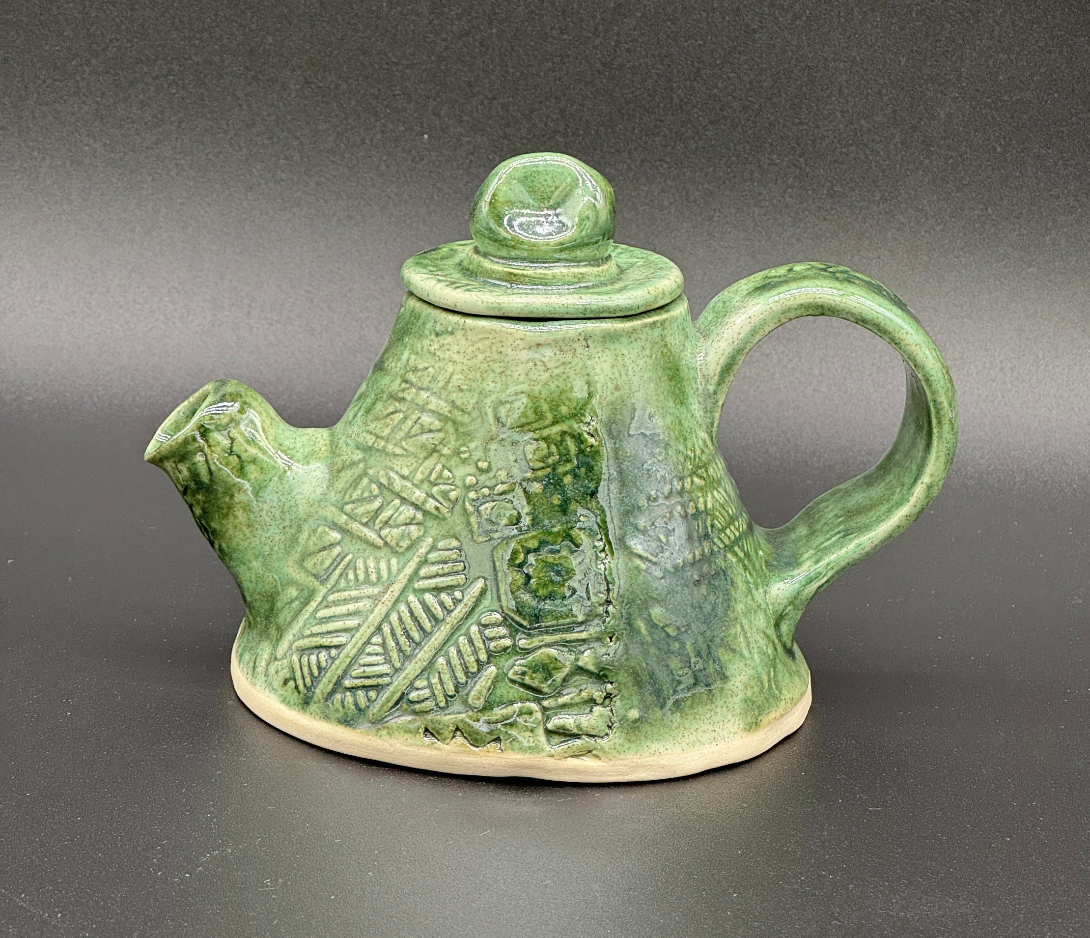 Teapot Slab Built Hand Made Pottery Ceramic - Etsy