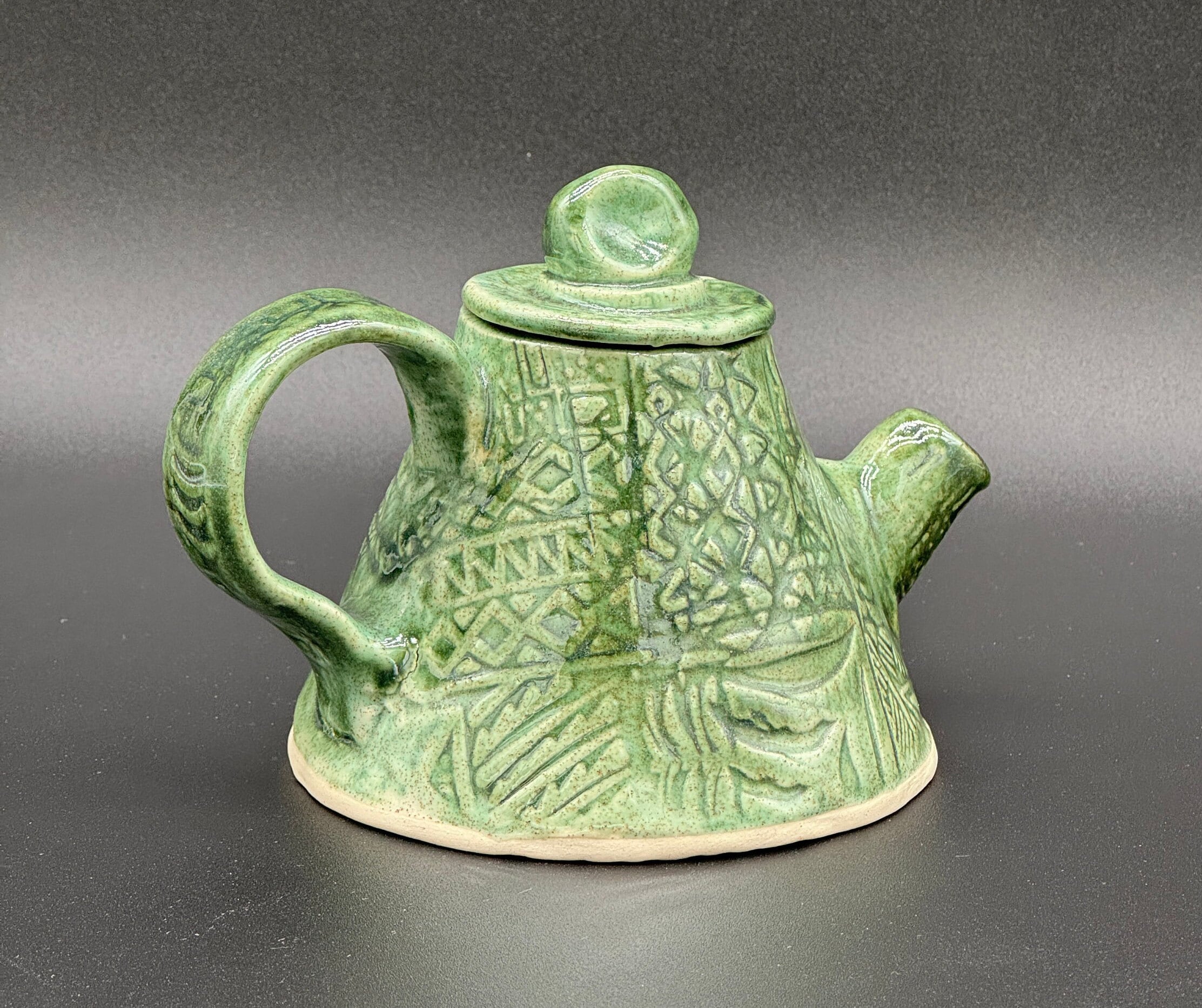 Teapot Slab Built Hand Made Pottery Ceramic - Etsy