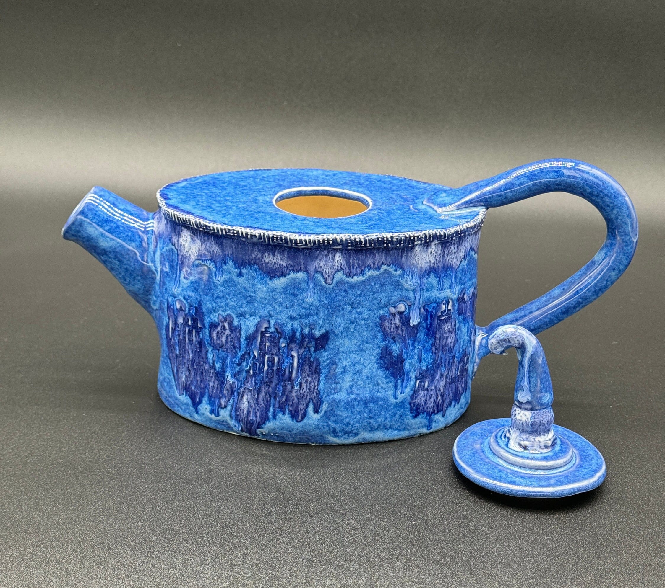Teapot Slab Built Hand Made Pottery Ceramic - Etsy