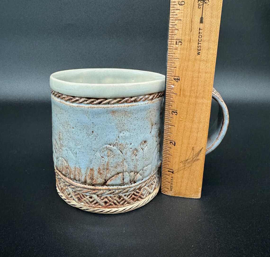 Coffee or Tea Mug Slab Built Pottery Ceramic - Etsy