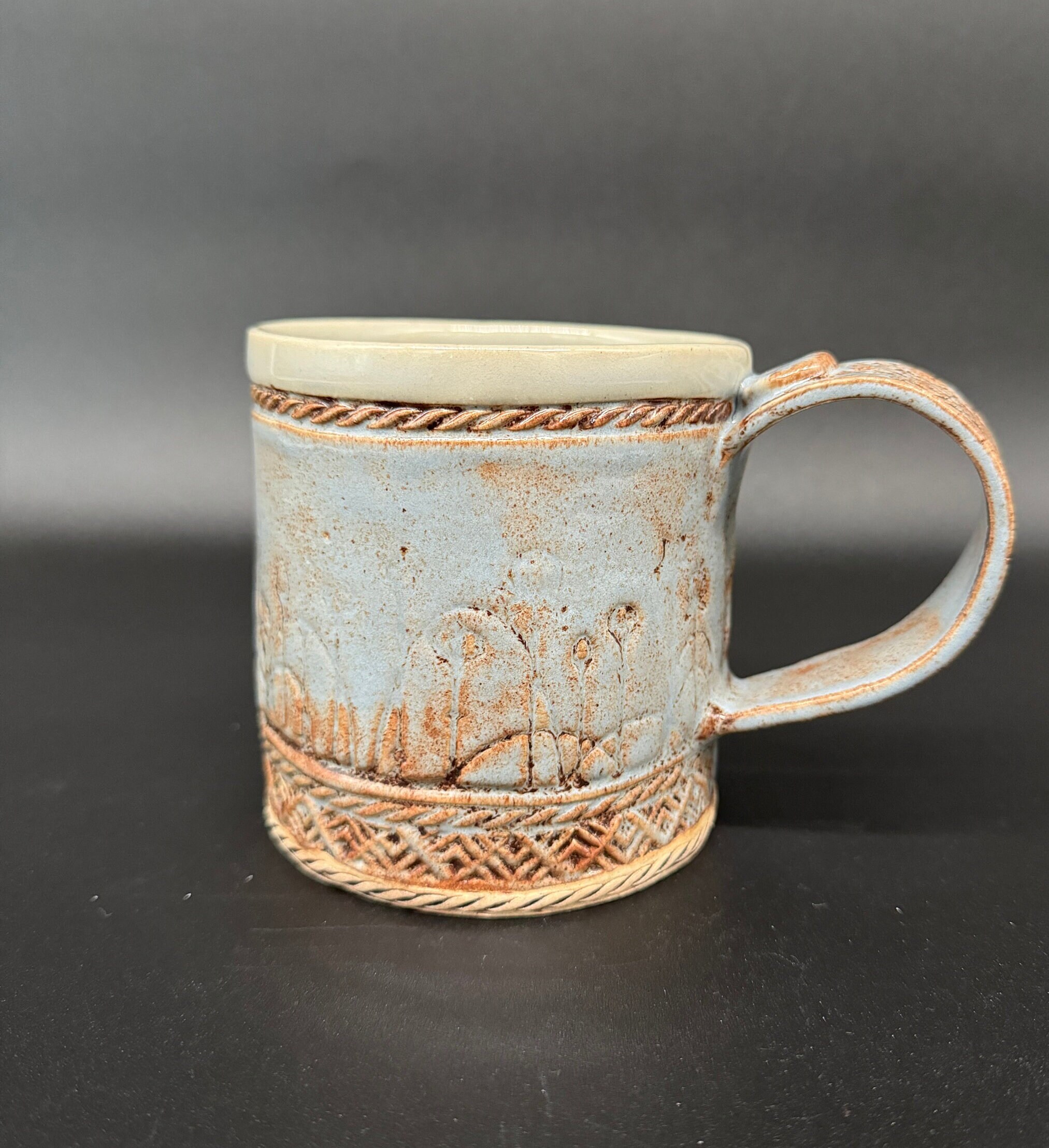 Coffee or Tea Mug Slab Built Pottery Ceramic - Etsy