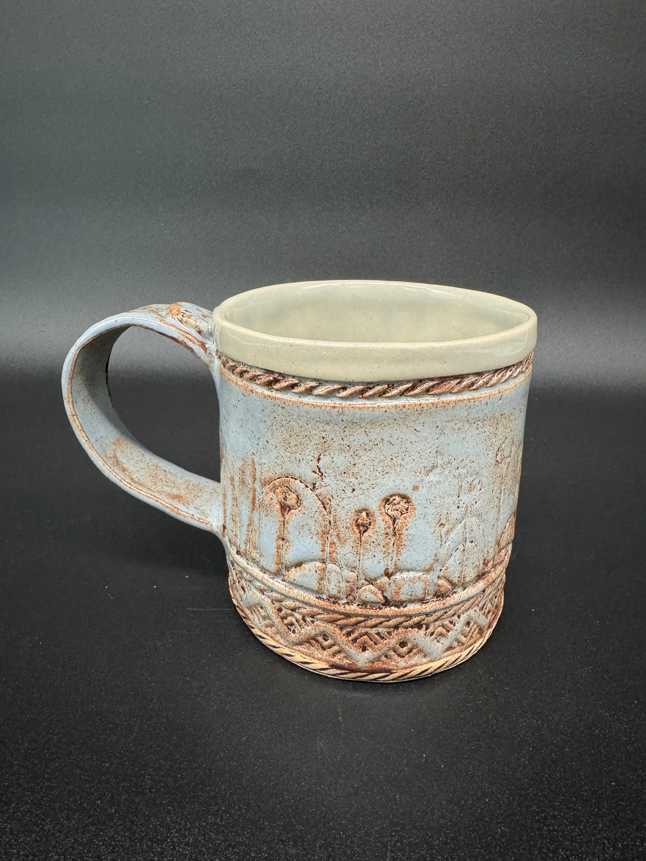 Coffee or Tea Mug Slab Built Pottery Ceramic - Etsy