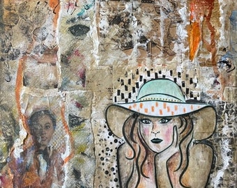 Mixed Media Wall Hanging - Etsy