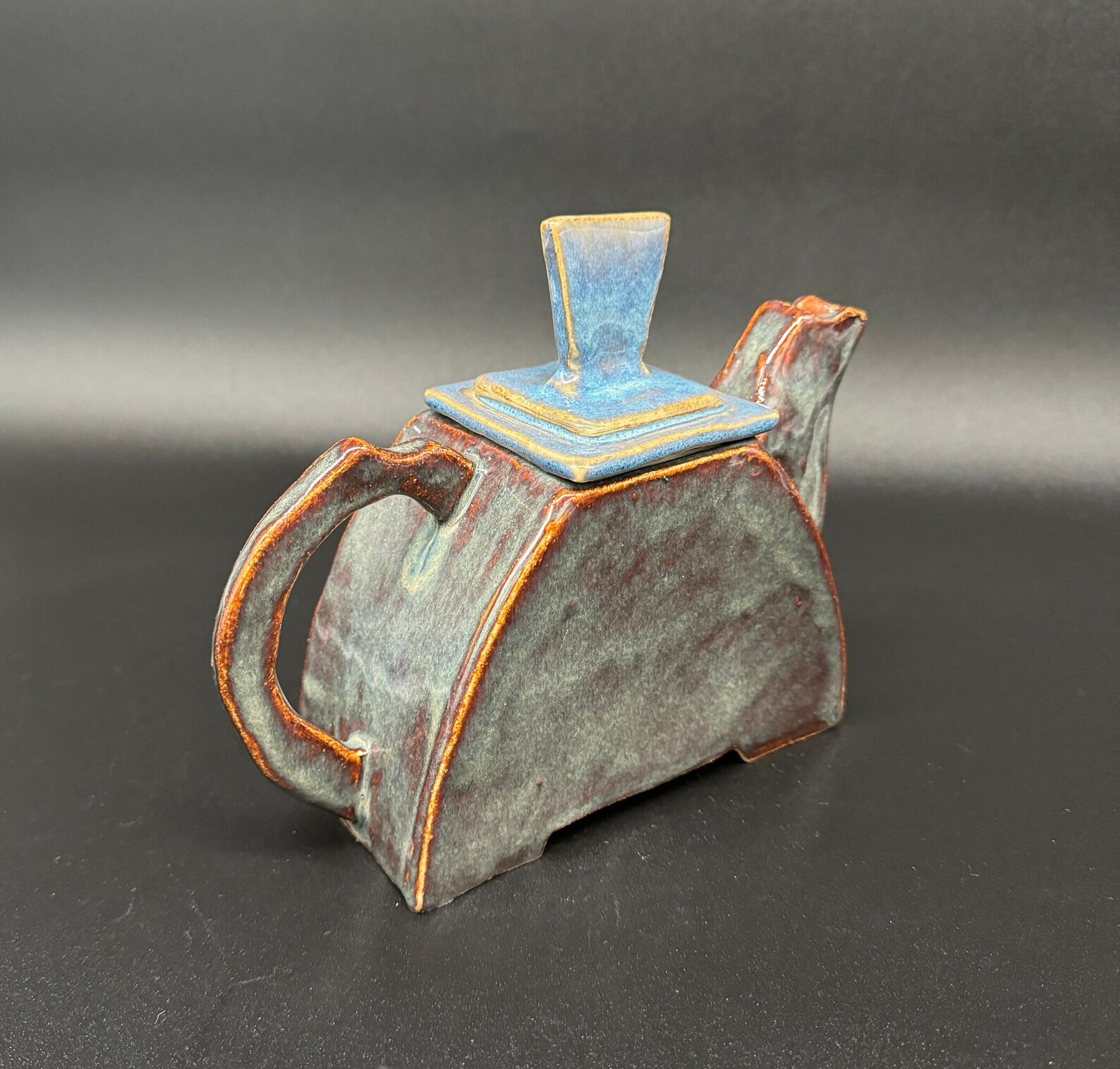 Teapot Slab Built Hand Made Pottery Ceramic - Etsy