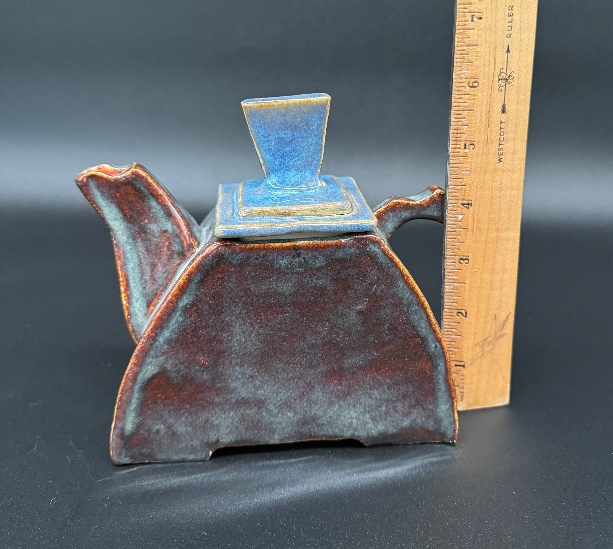 Teapot Slab Built Hand Made Pottery Ceramic - Etsy