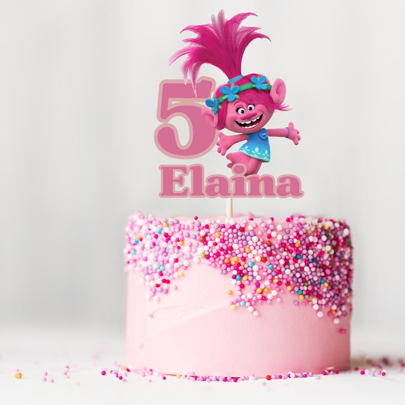Custom Trolls PNG | Editable in Canva | Trolls Birthday Theme ...