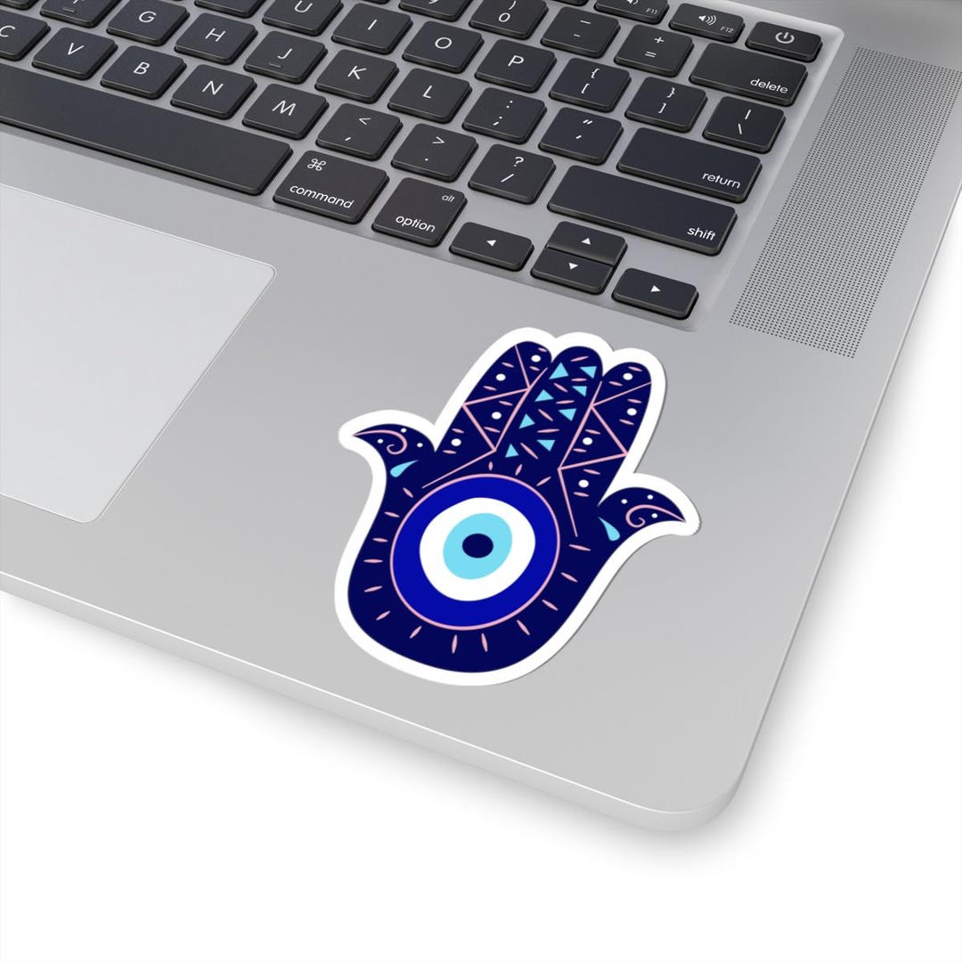 Hamsa Hand Sticker: Protection Decal, Boho Laptop Car Window Decor - Etsy