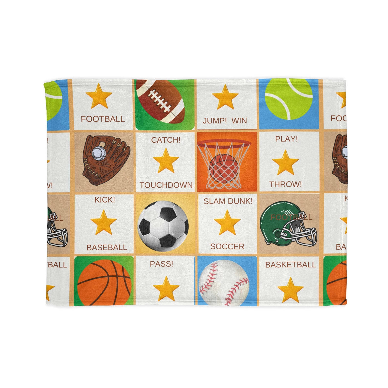 Soft Polyester Blanket Sports Theme, Father's Day Gift, Birthday Gift ...