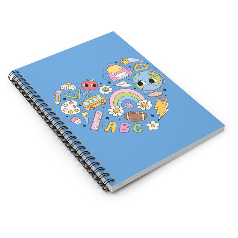 Spiral Notebook - Ruled Line Back to School - Etsy