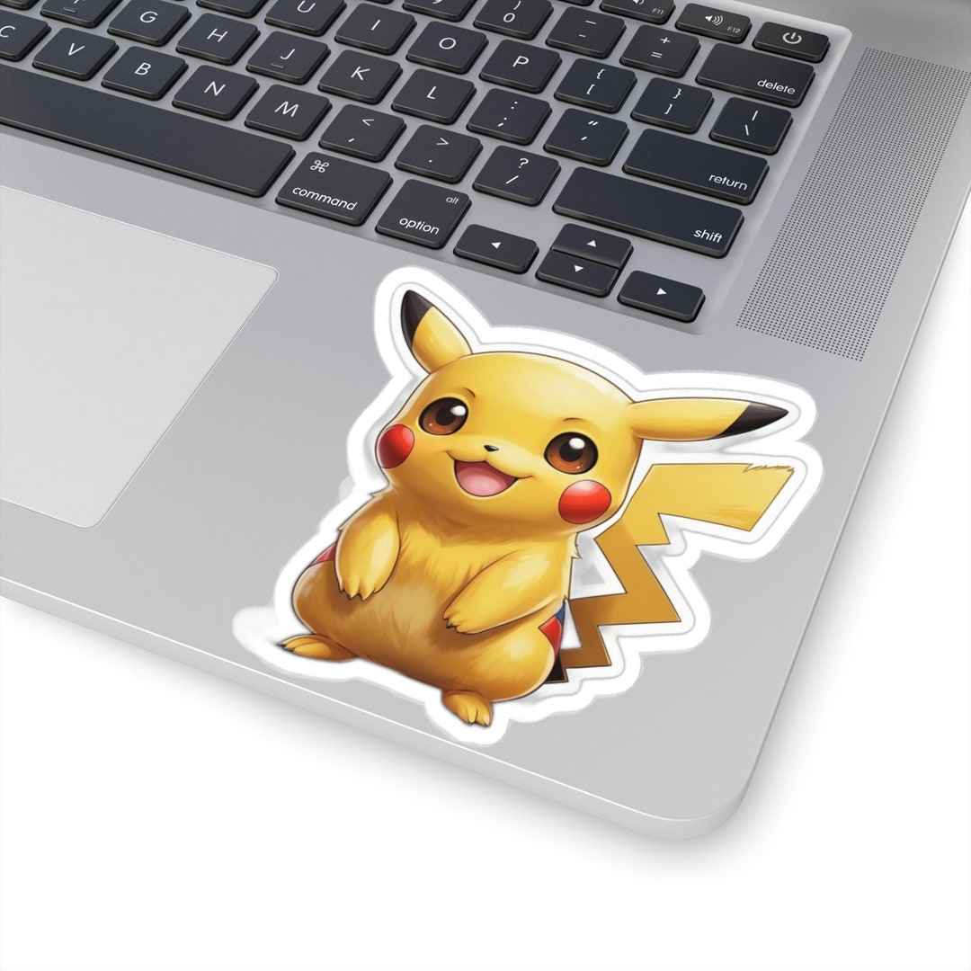Pikachu Sticker, 90s Anime, Glossy Vinyl Kiss-cut - Etsy