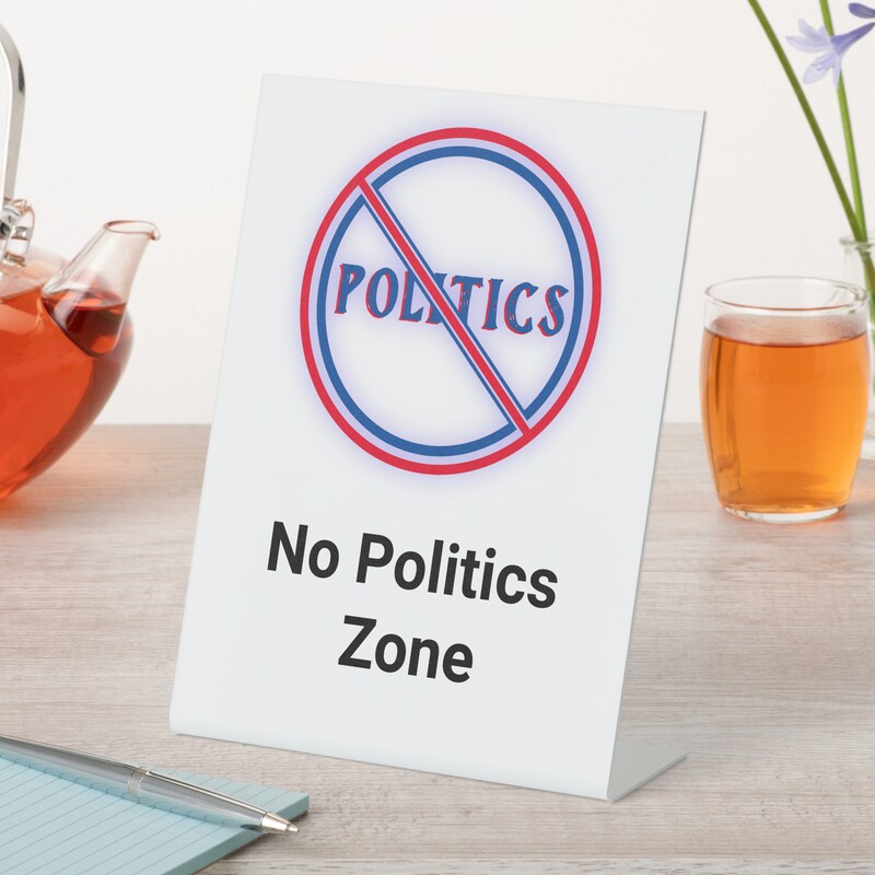 No Politics Signs - Etsy