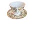 Victorian Trading Co July Teacup & Saucer Set Floral Design Bone China ...
